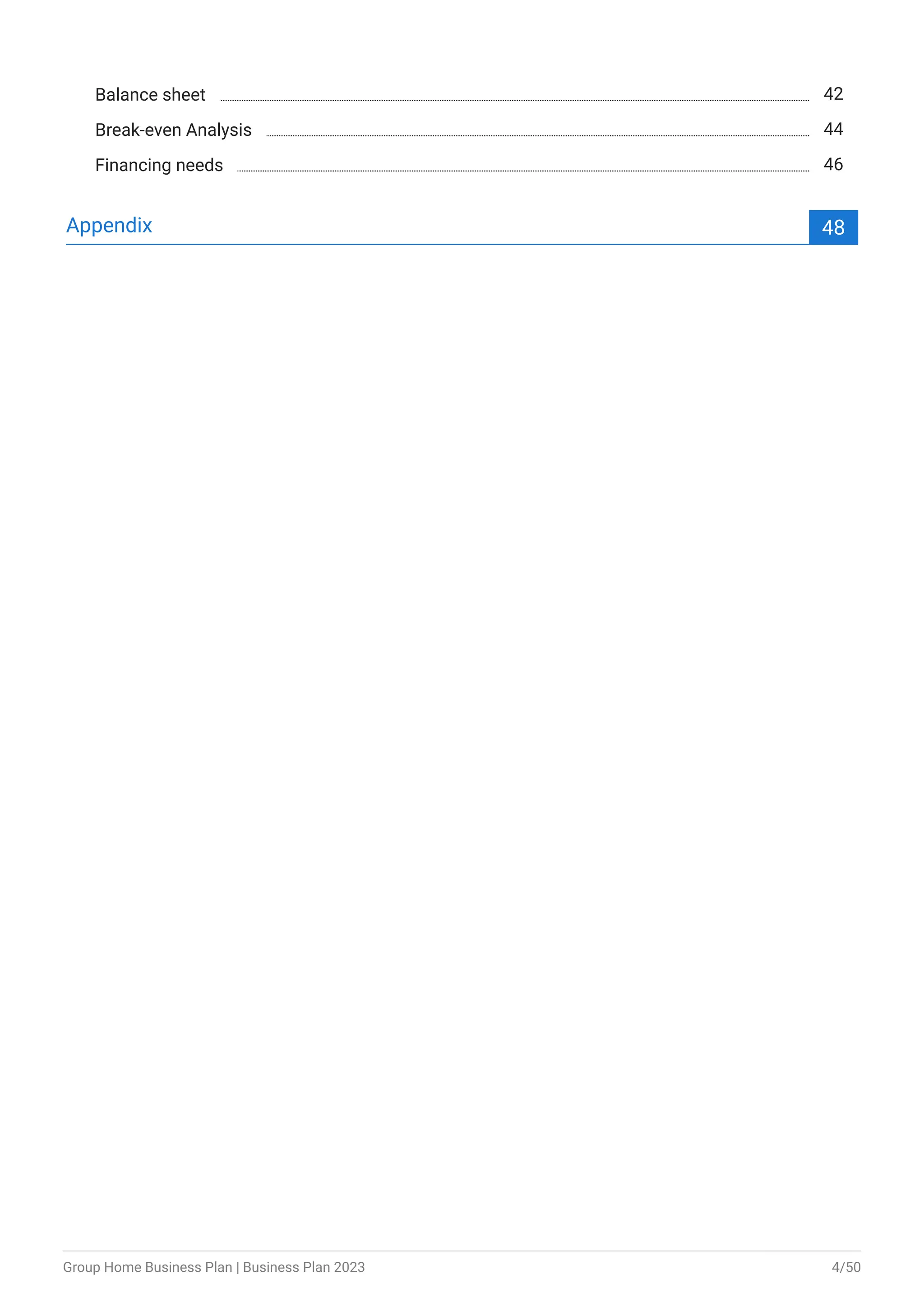 Group Home Business Plan Example | Upmetrics | PDF