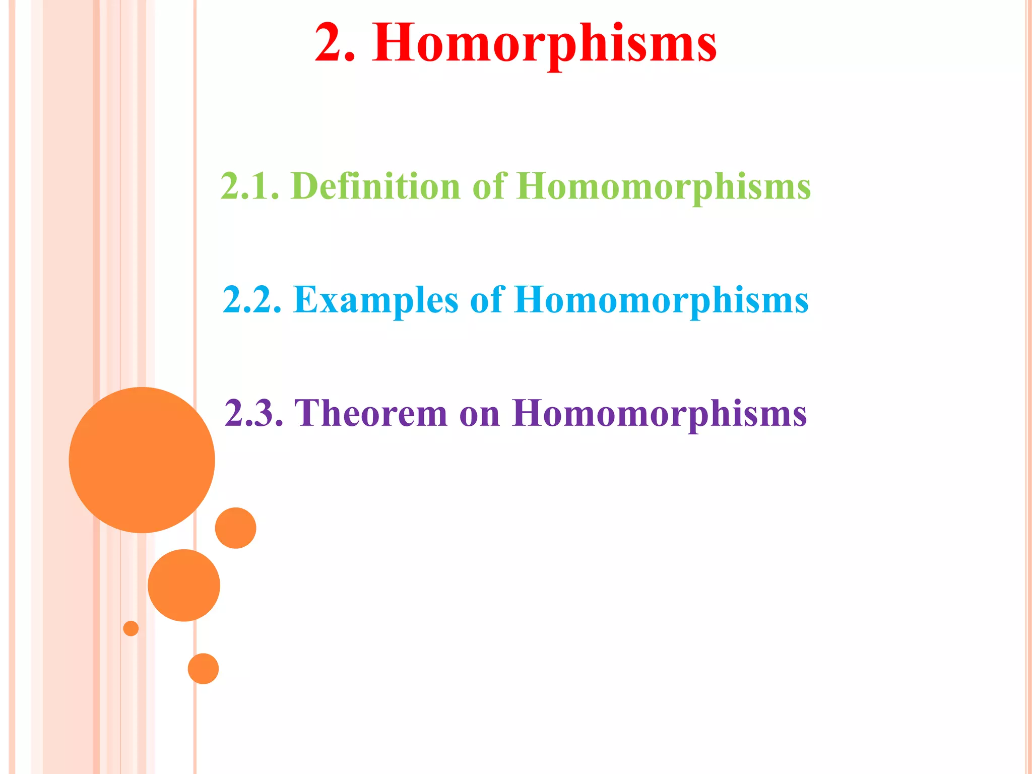 Group homomorphism | PPTX