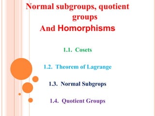 Group homomorphism | PPTX