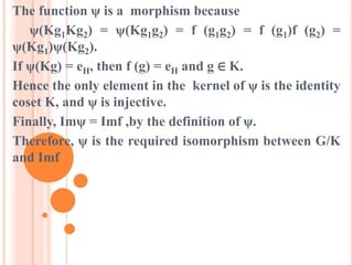 Group homomorphism | PPTX