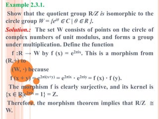 Group homomorphism | PPTX