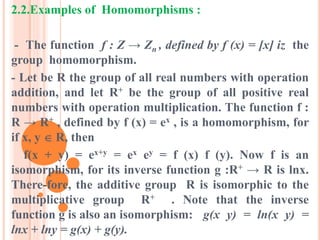 Group homomorphism | PPT