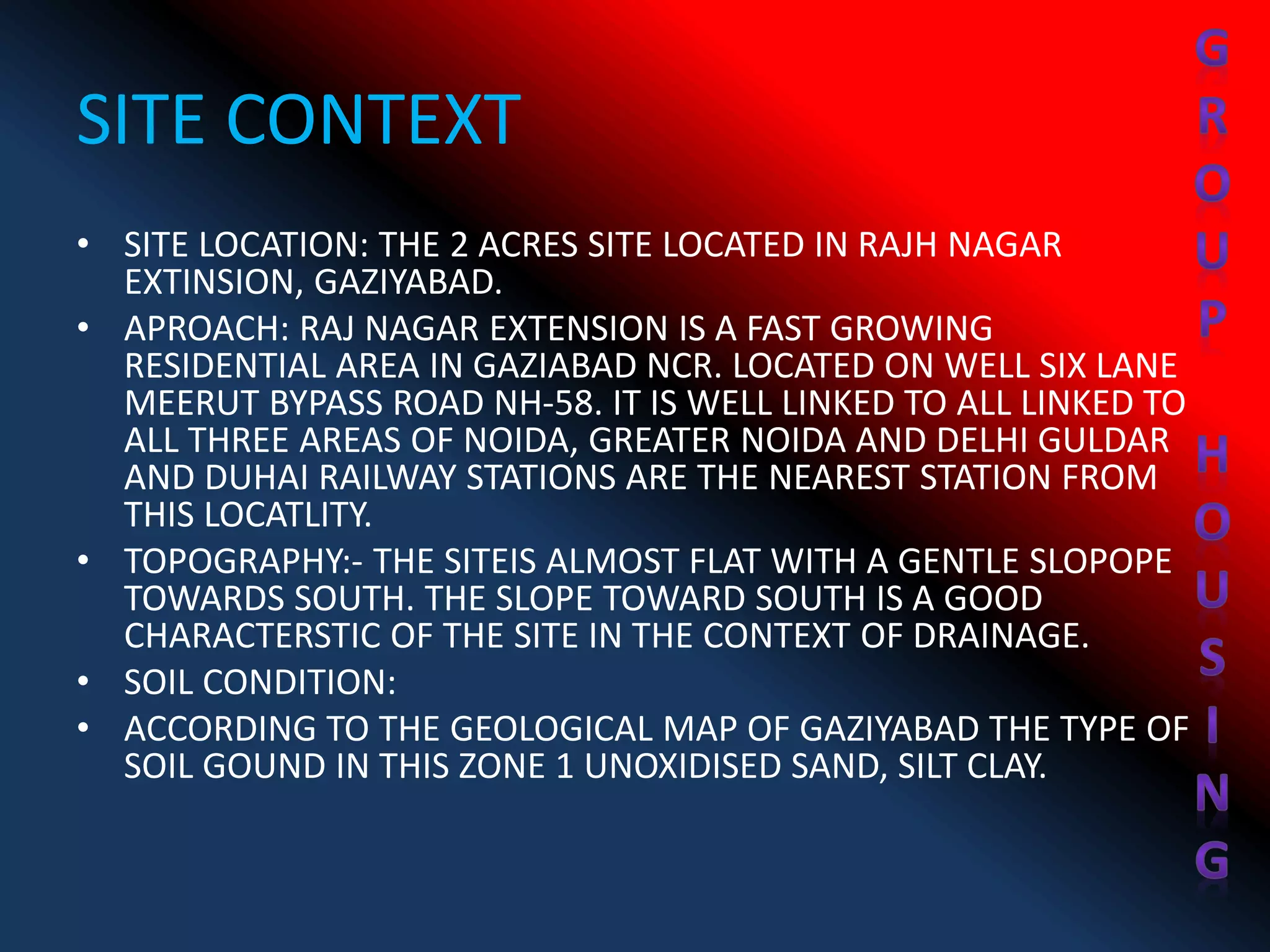 Group housing case study | PPTX