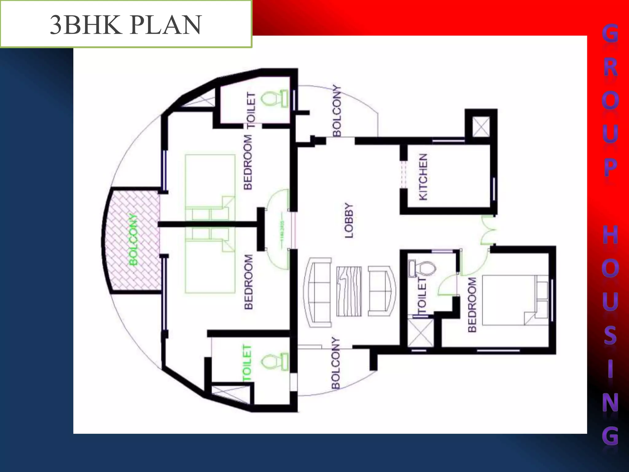 Group housing case study | PPTX