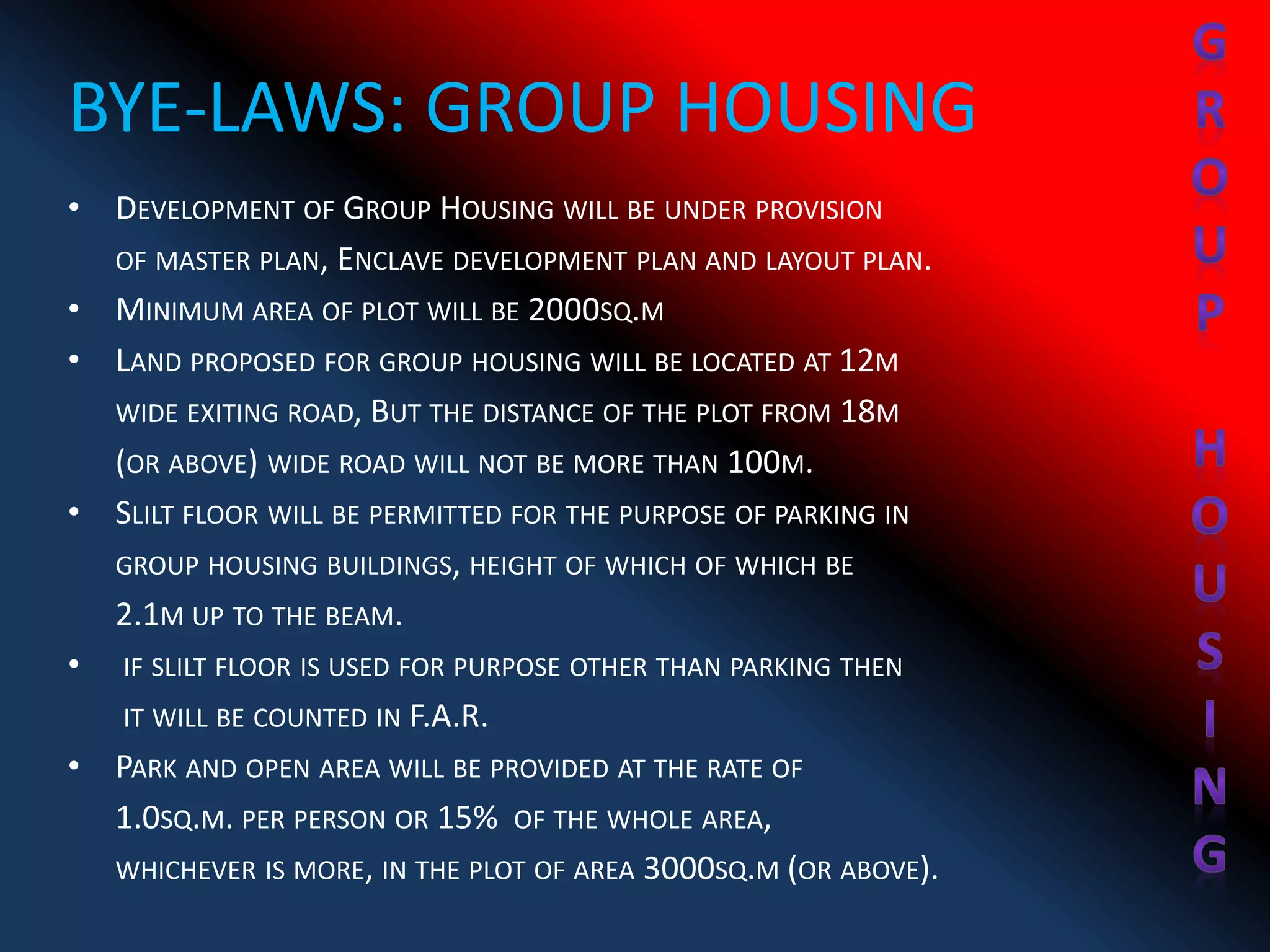 Group housing case study | PPTX