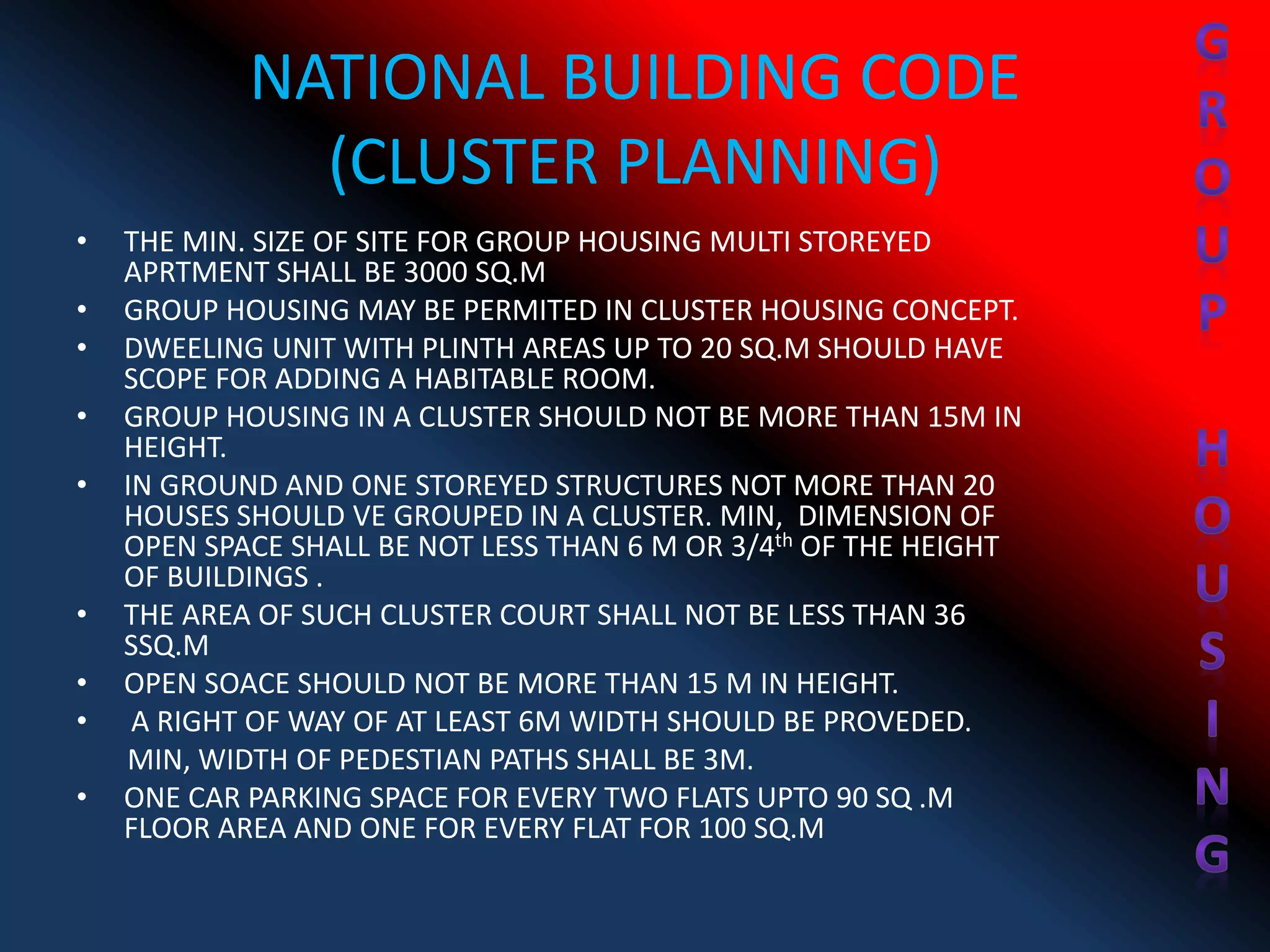 Group housing case study | PPTX