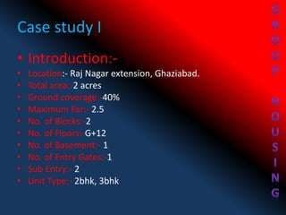 Group housing case study | PPTX