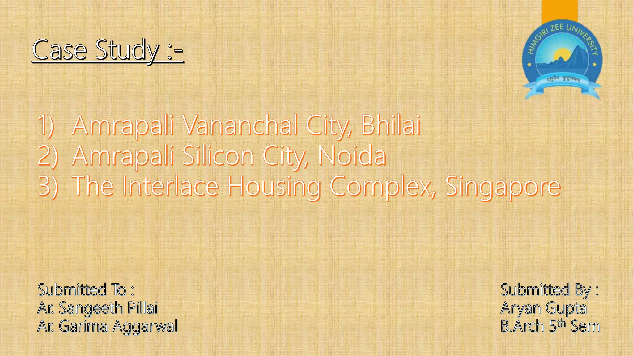 Group housing case study | PPTX