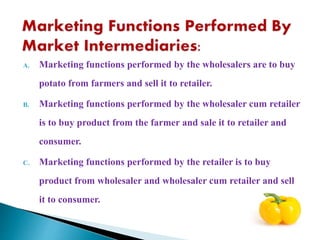 marketing channel of vegetable | PPTX
