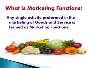 marketing channel of vegetable | PPTX