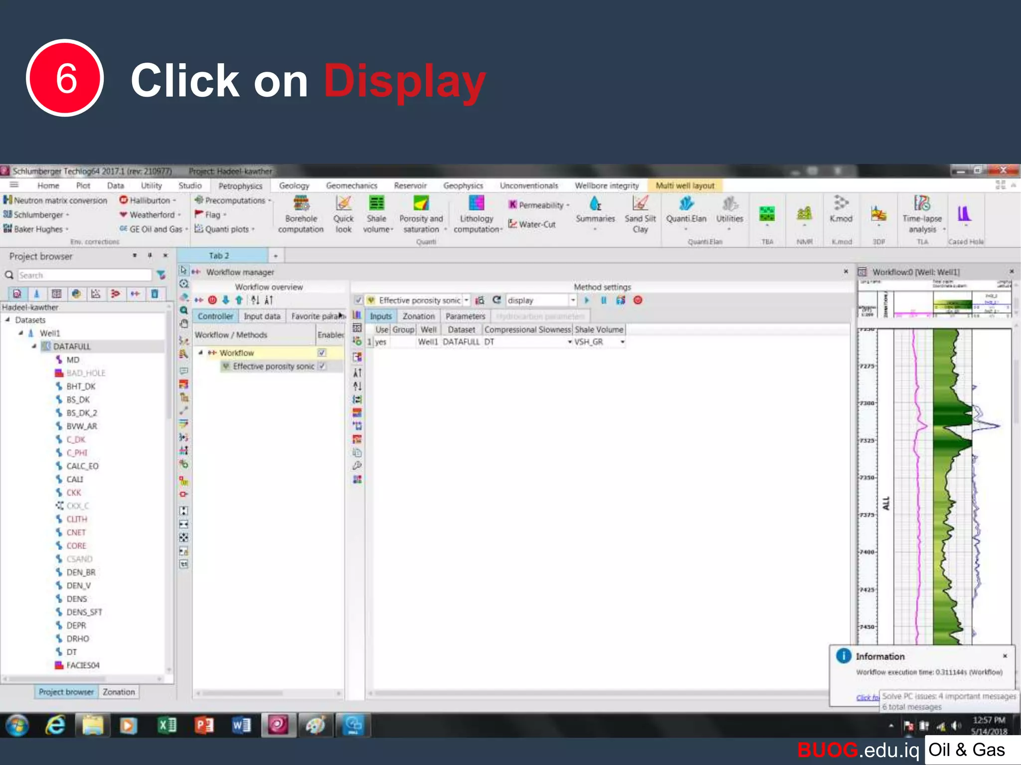 Porosity Calculation Using Techlog Softwares | PPTX