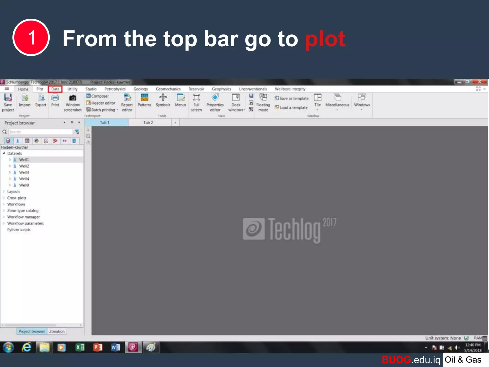 Porosity Calculation Using Techlog Softwares | PPTX