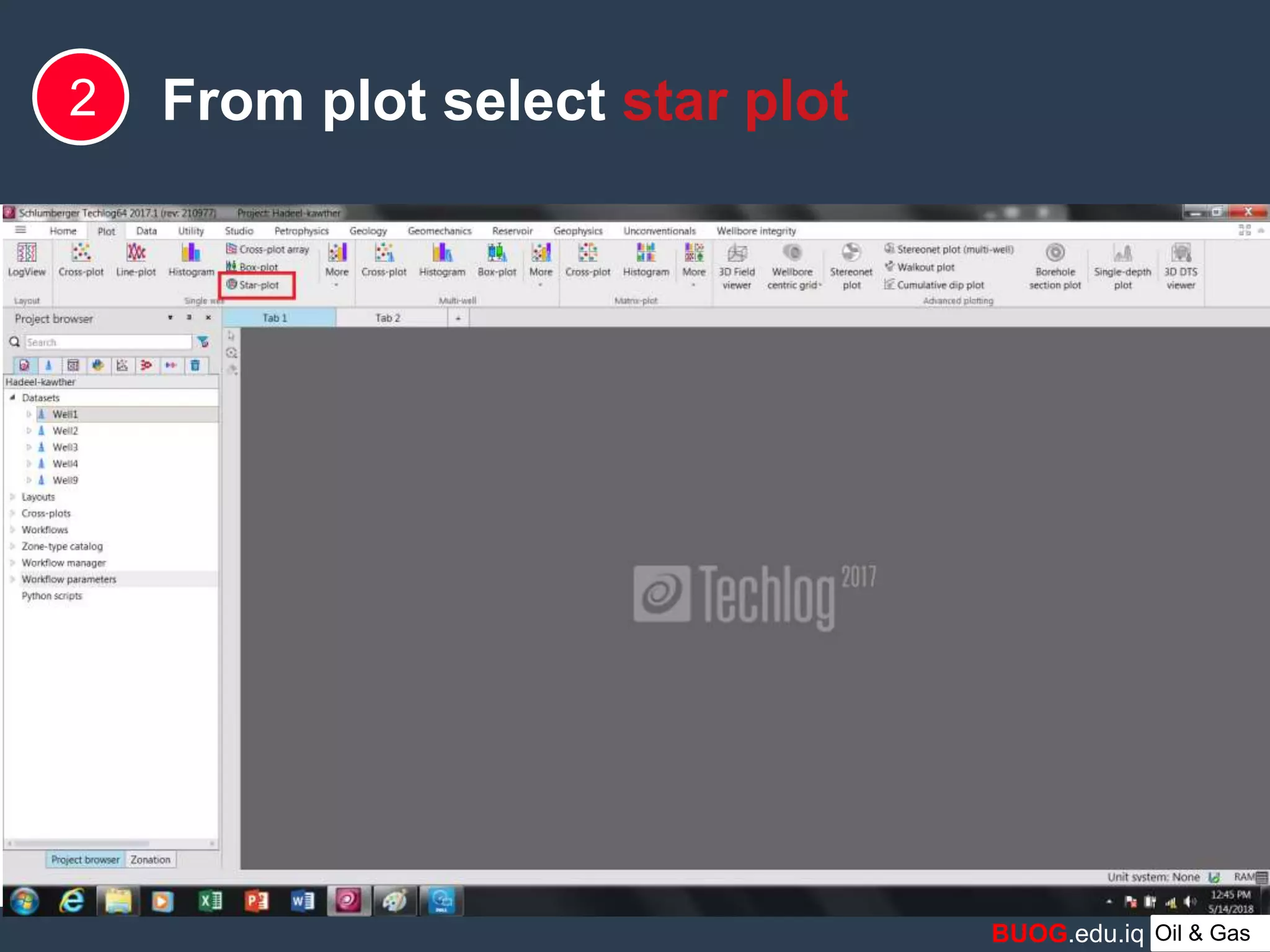 Porosity Calculation Using Techlog Softwares | PPTX