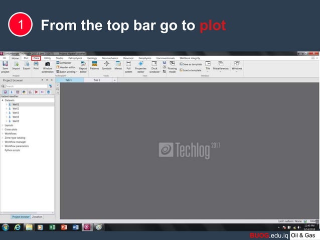 Porosity Calculation Using Techlog Softwares | PPTX