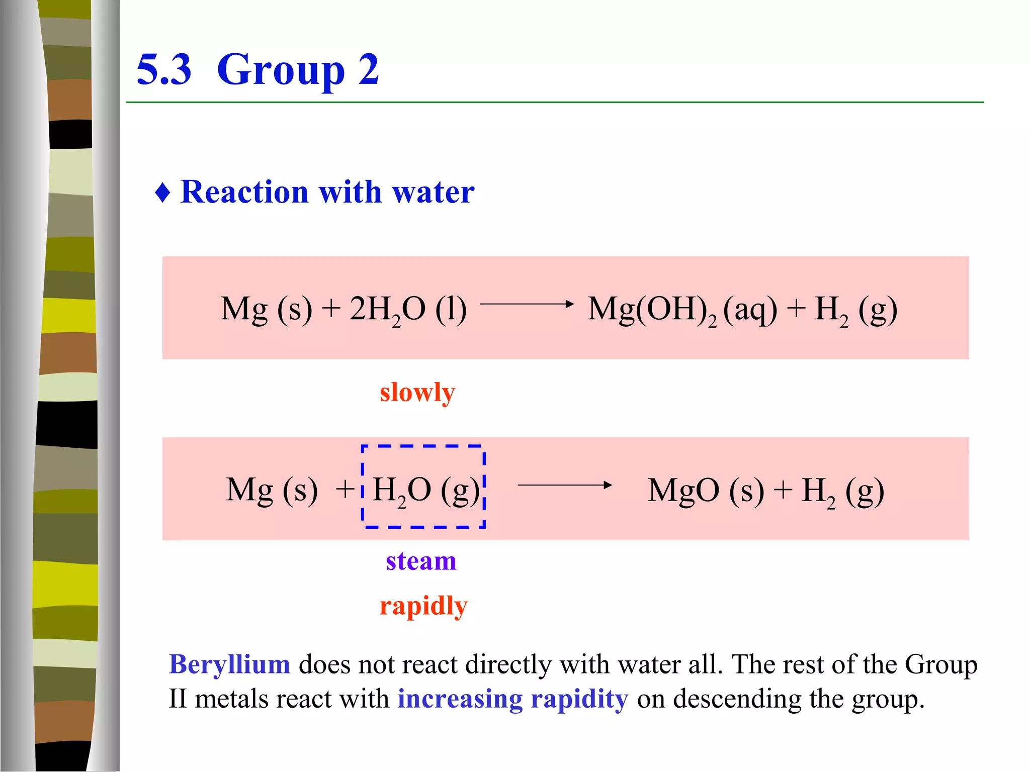 Group 2 Elements - Trends and Properties | PPT
