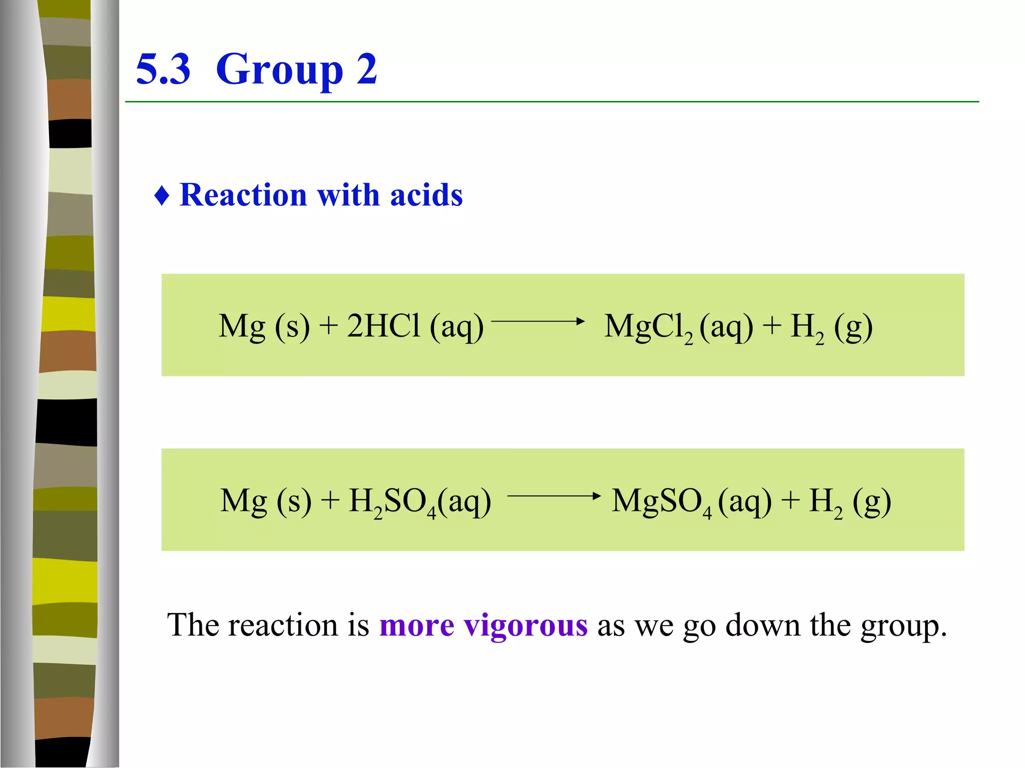 Group 2 Elements - Trends and Properties | PPT