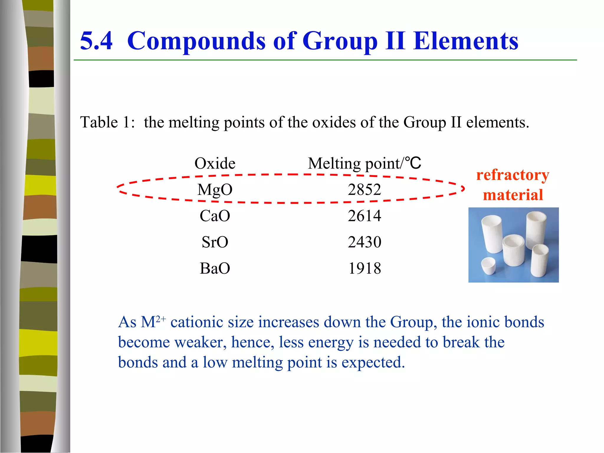 Group 2 Elements - Trends and Properties | PPT