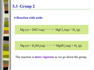 Group 2 Elements - Trends and Properties | PPT