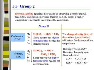 Group 2 Elements - Trends and Properties | PPT