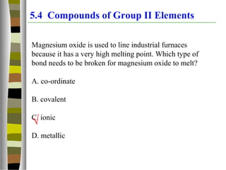 Group 2 Elements - Trends and Properties | PPT
