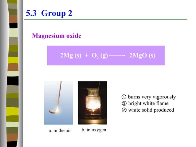 Group 2 Elements - Trends and Properties | PPT | Chemistry | Science
