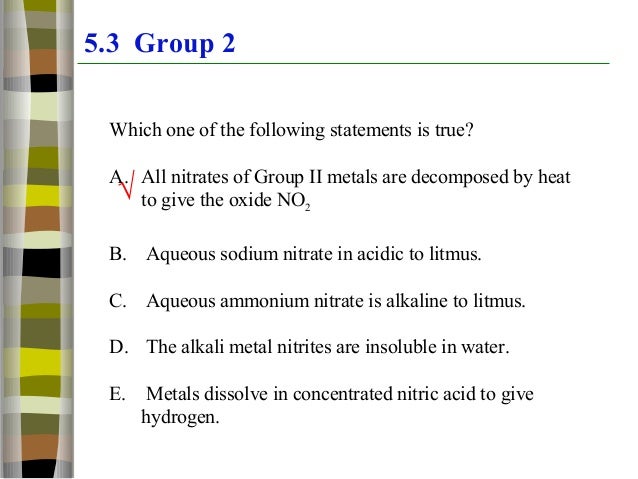 Group 2 Elements - Trends and Properties