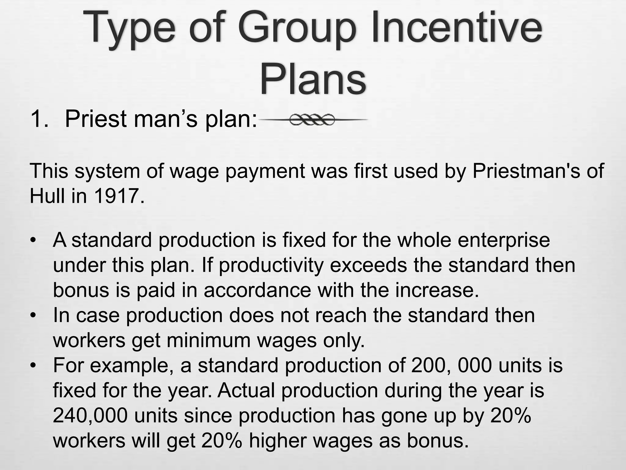 Group incentive plans | PPTX