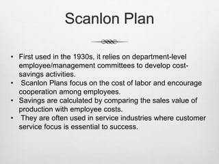 Group incentive plans | PPTX