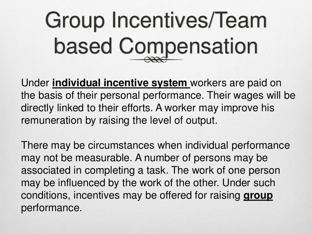 Group Incentive Plans group-incentive-plans