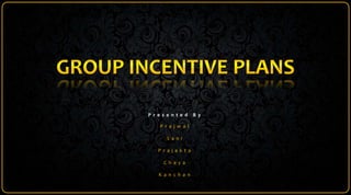 Group incentive plans | PPTX