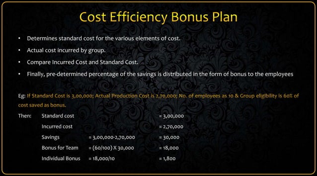 Group incentive plans | PPTX | Business Accounting & Finance | Business