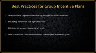 Group incentive plans | PPTX