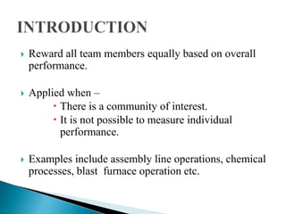 Group incentives | PPT