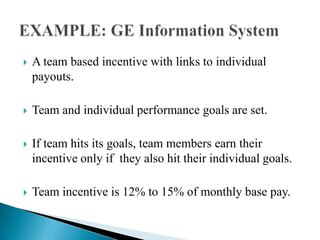 Group incentives | PPT