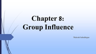 Group influence | PPTX