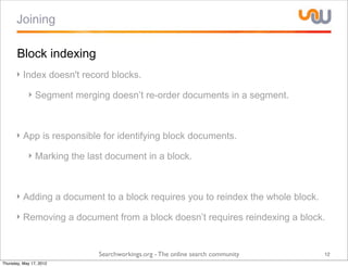 Grouping and Joining in Lucene/Solr | PDF