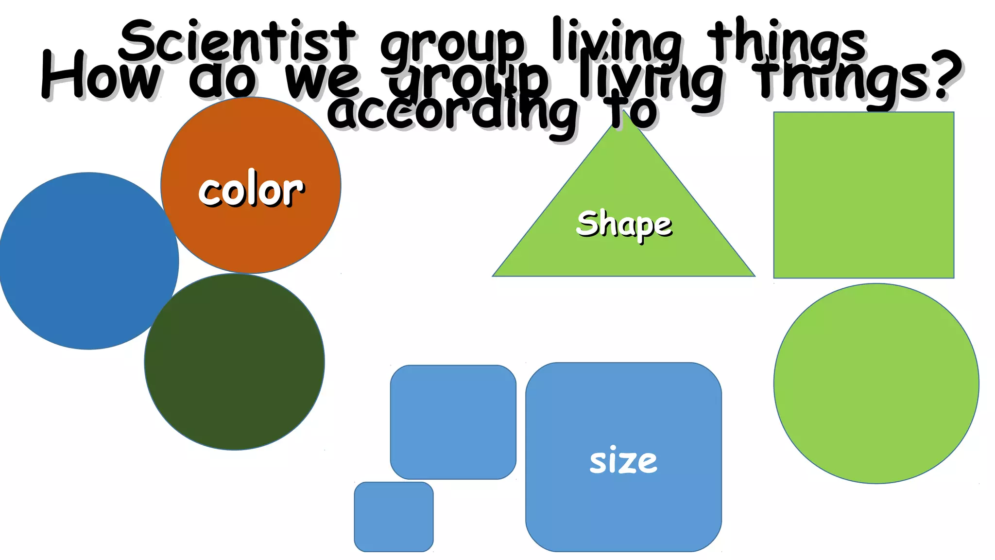 Grouping living things grade 1 | PPT