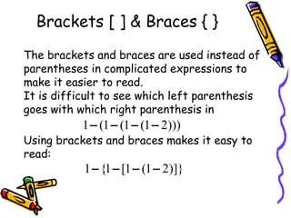 Grouping Symbols | PPT