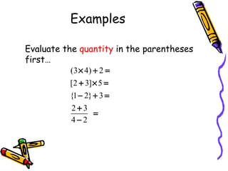 Grouping Symbols | PPT