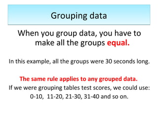 Grouping data | PPT