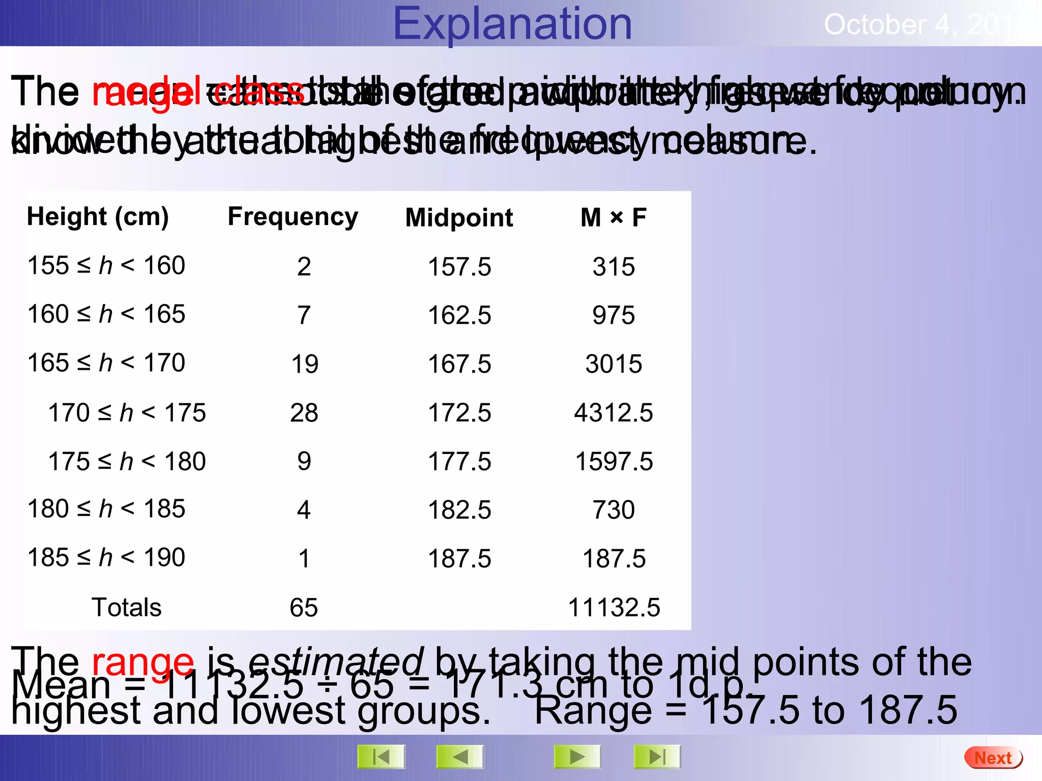 Grouping Data Continuous Ppt 4336