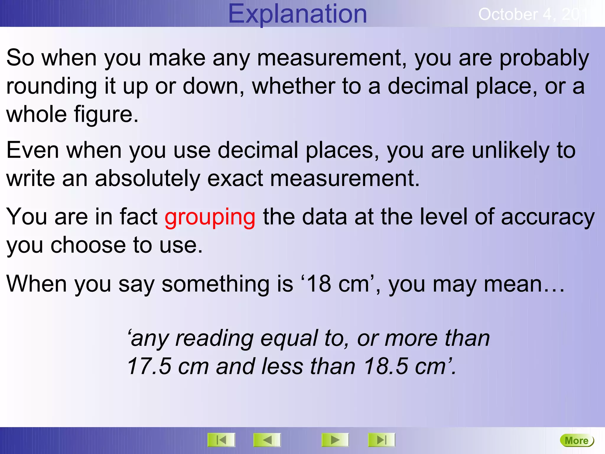 Grouping data continuous | PPT