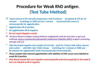 Blood Grouping , its importance, method to asses | PPTX