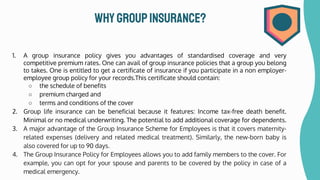 Group Insurance | PPTX