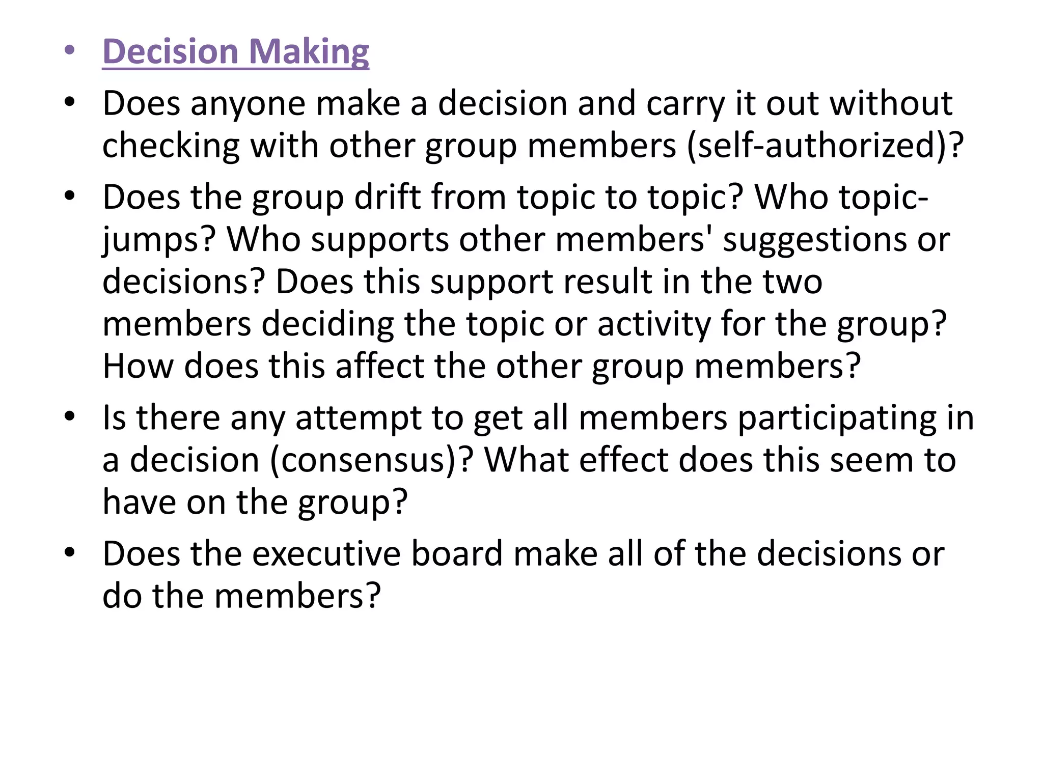 Group and intergroup processes | PPTX