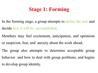 Group and intergroup processes | PPTX
