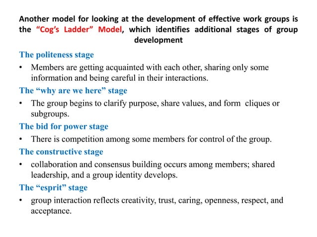 Group and intergroup processes | PPTX | Business | Business and Finance