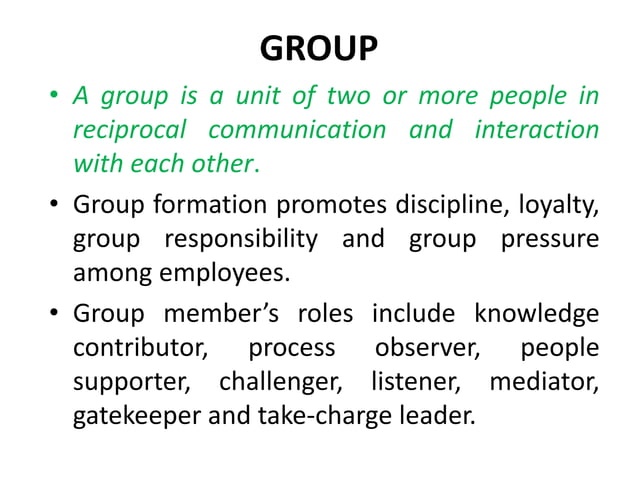 Group and intergroup processes | PPTX | Business | Business and Finance