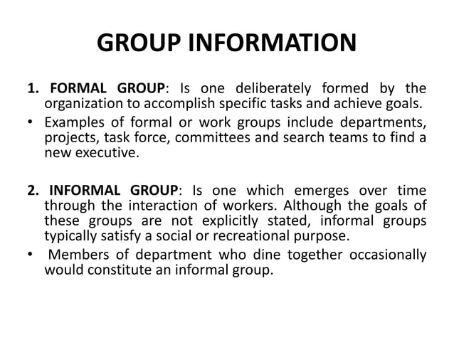 Group and intergroup processes | PPTX | Business | Business and Finance