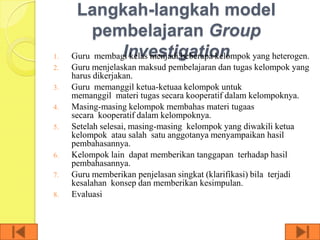 Group Investigation ppt | PPT